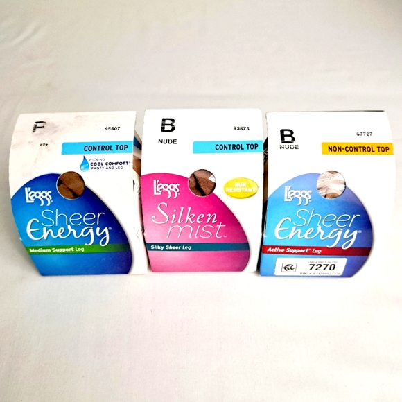 Leggs Silken Mist | Accessories | Lot Of 3 Womens Leggs Silken Mist And ...
